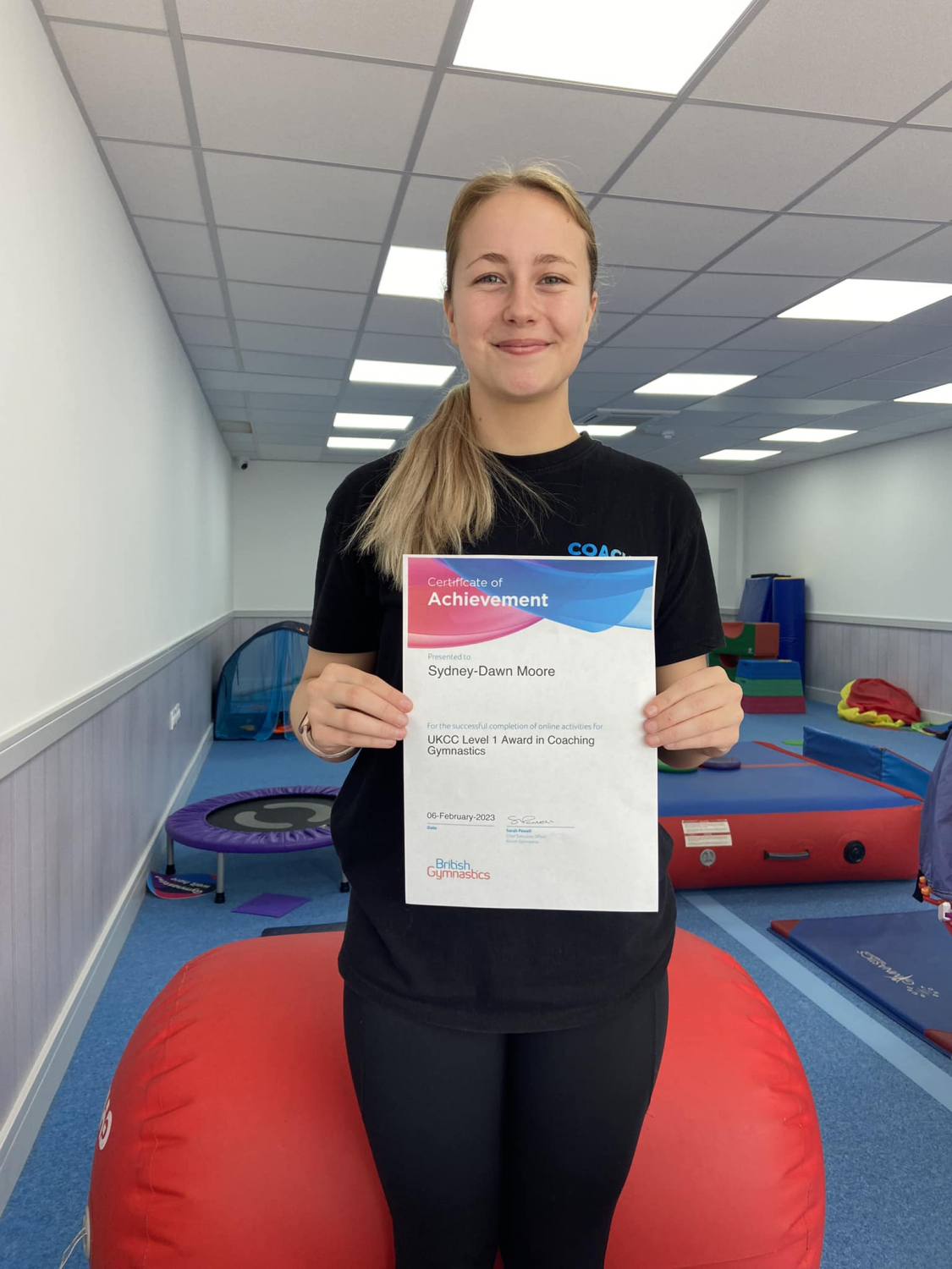Massive congratulations to our amazing coach Sydney who passed her ...